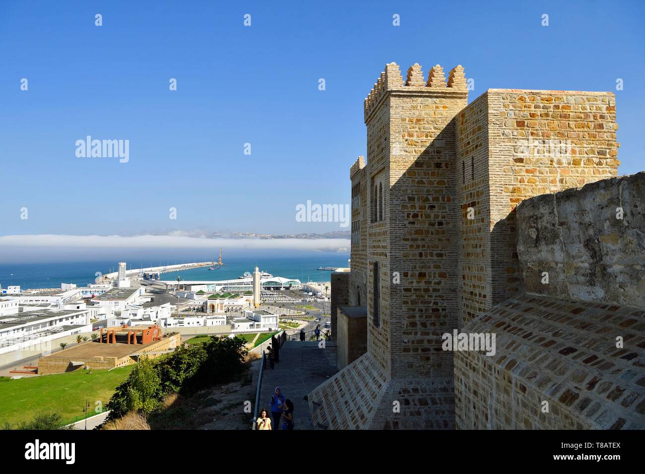 Marokko, Tanger Tetouan region, Tanger, Medina, Altstadt und bucht ...