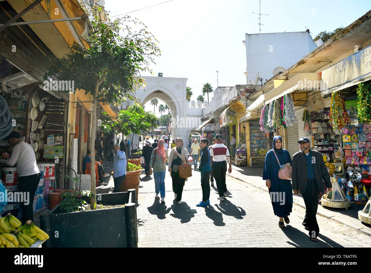 Marokko, Tanger Tetouan region, Tanger, die Medina, Altstadt, Bab el ...
