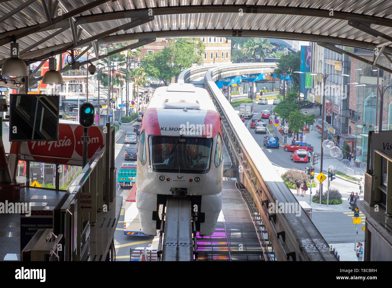 Kuala Lumpur Monorail System Map Of Kuala Lumpur (KL) Transport:
