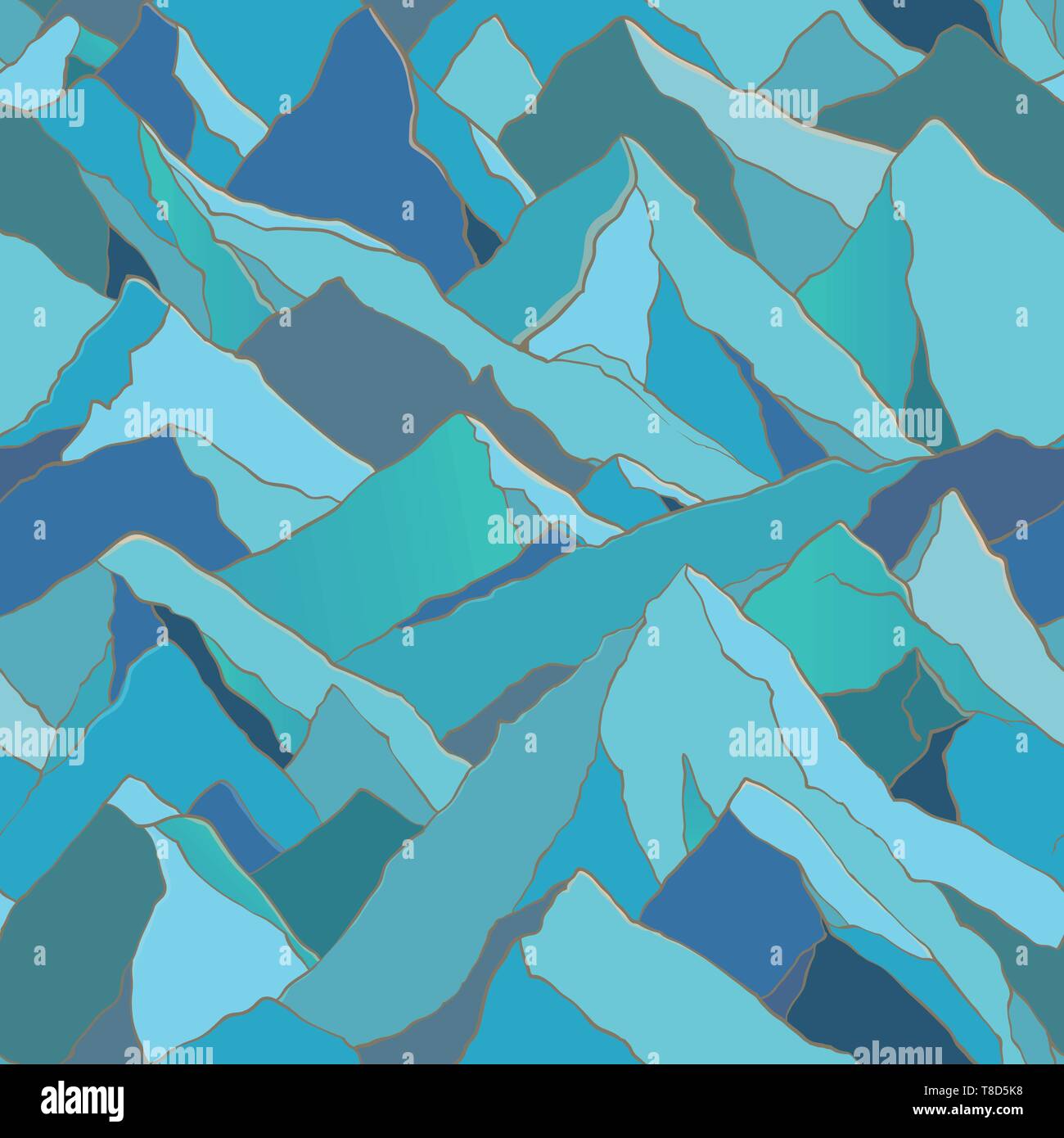 Berge winter sketch Stock-Vektorgrafiken kaufen - Alamy