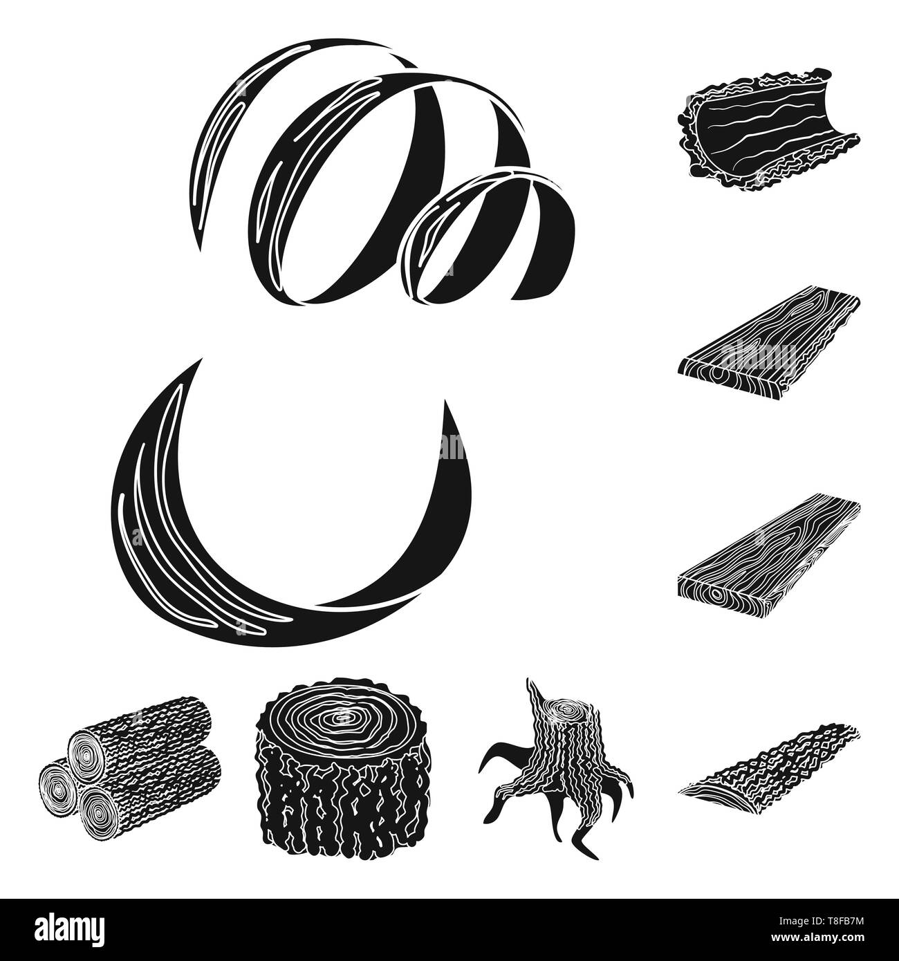 Holz, Rinde, Plank, Deck, stumpf, Sägemehl, Stück, Brennholz, Bauholz ...