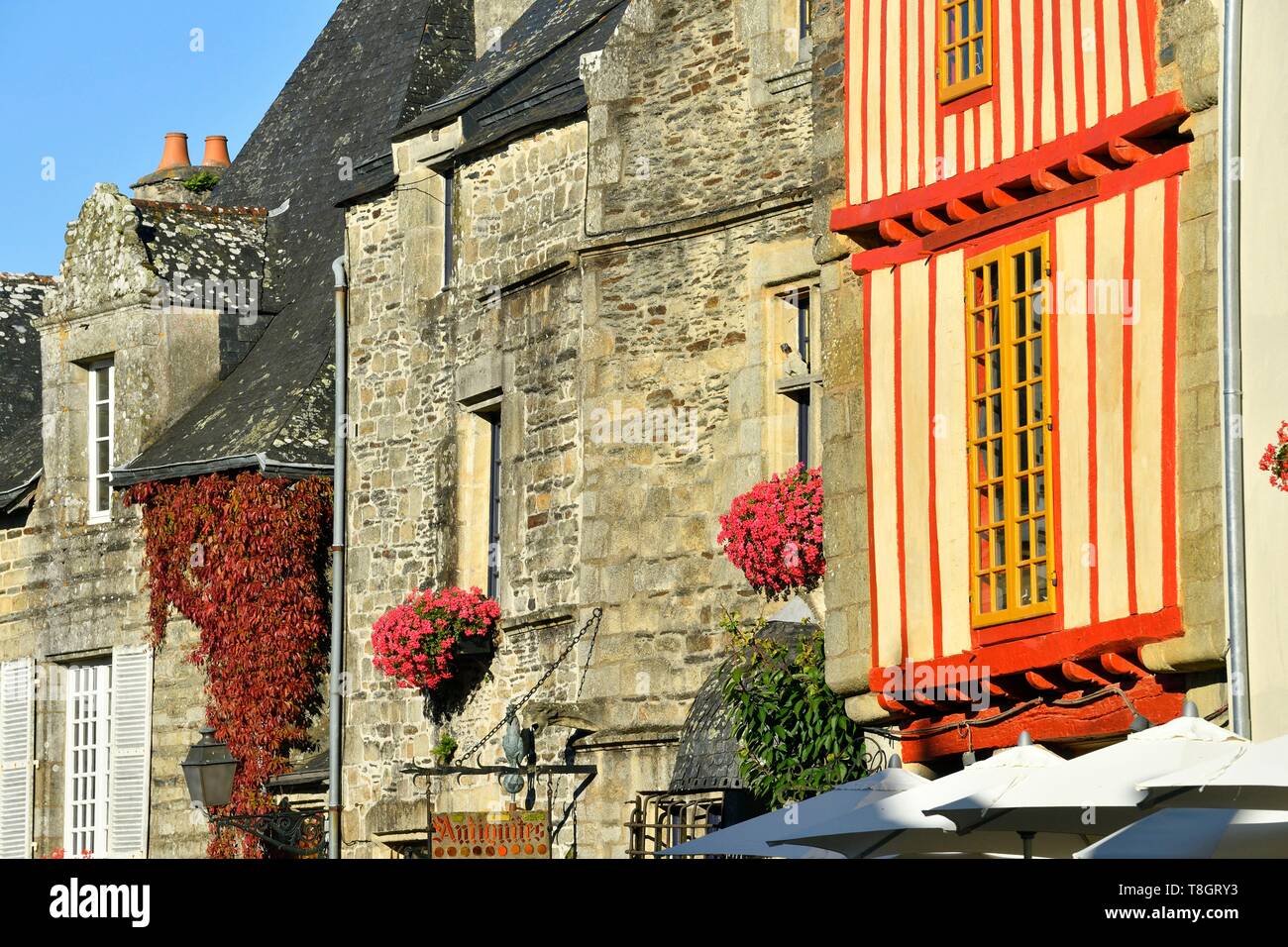 Frankreich, Morbihan, Rochefort en Terre, les plus beaux villages de ...