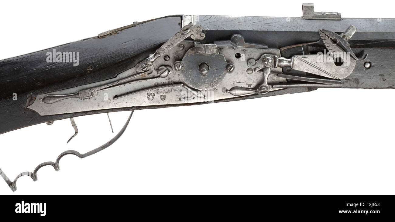 Eine schwere militärische/wheellock matchlock Musket, Nürnberg ca. 1580 ...