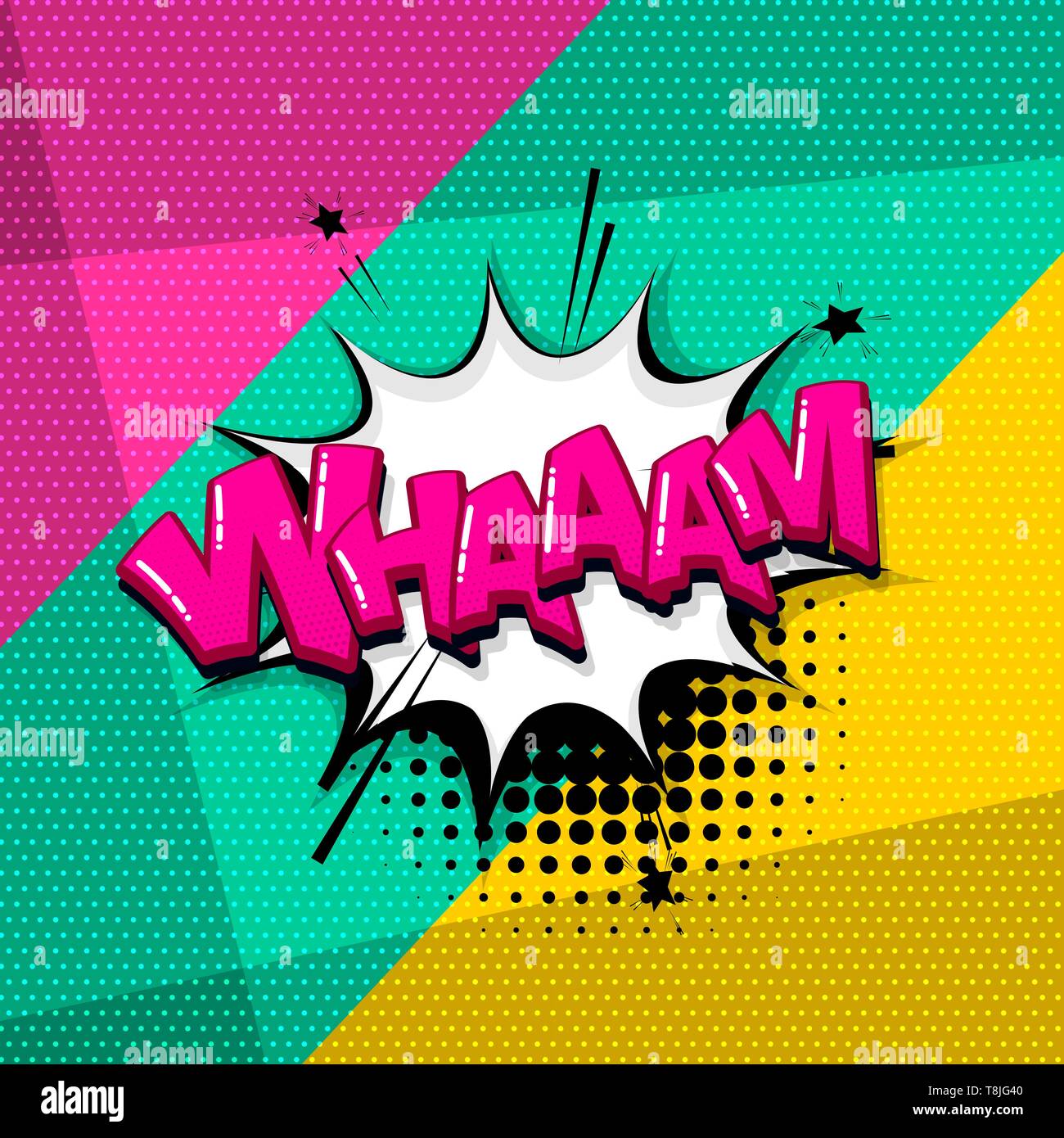 Wham comic book text sound -Fotos und -Bildmaterial in hoher Auflösung ...