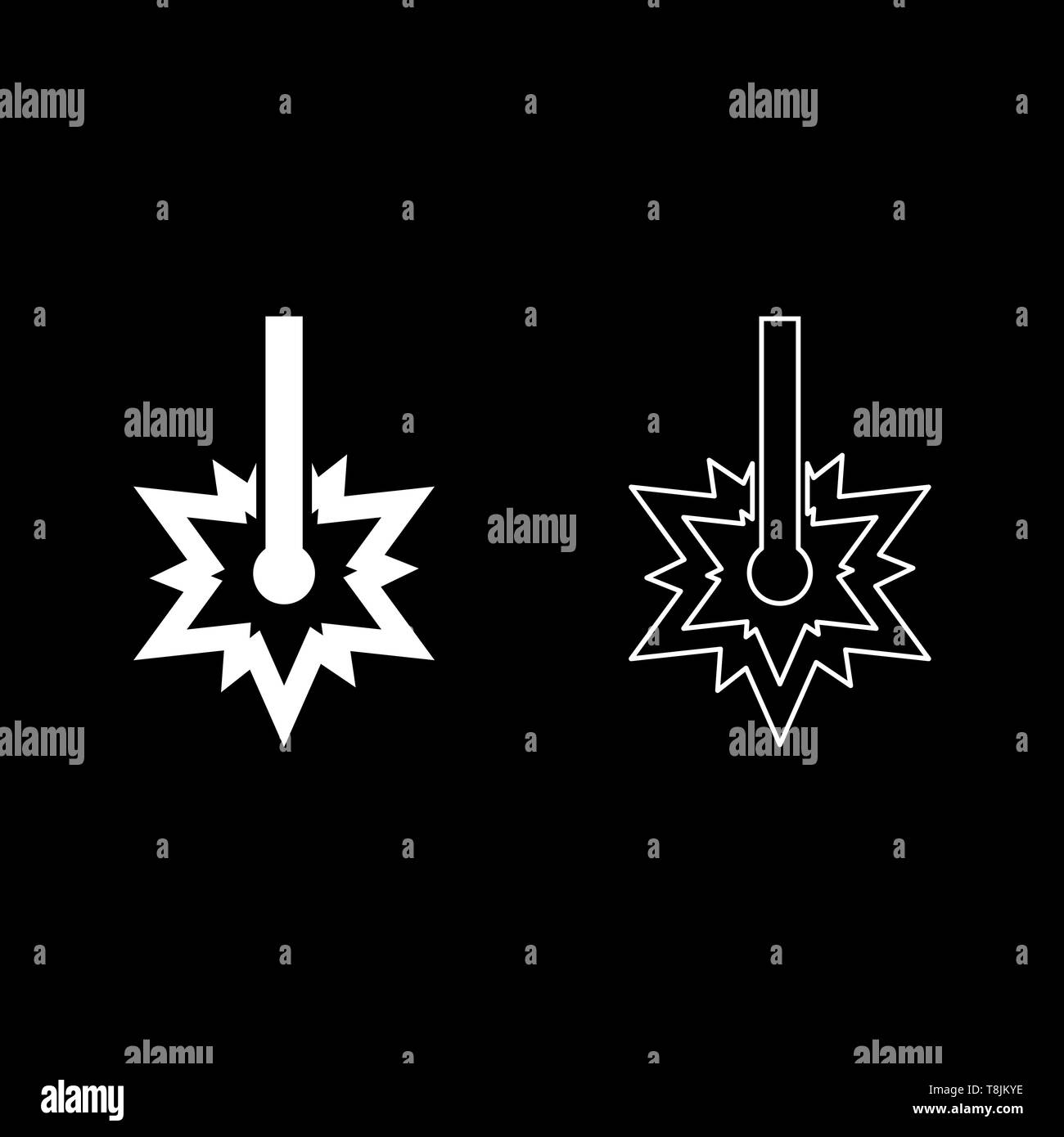 Laser arbeiten Laser Line funke Schweißsymbole Gravur Konzept ...