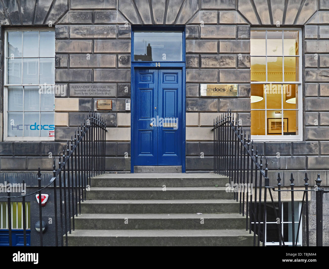 EDINBURGH - Dieses Stadthaus im georgianischen Stil, jetzt mit Büros ...