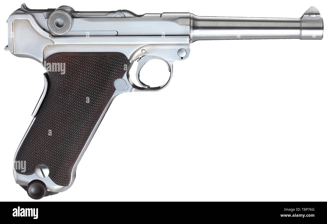 Eine Werle-Nedbal Parabellum, Prototyp Kal..45, AKP-Staaten, Nr. 001 ...