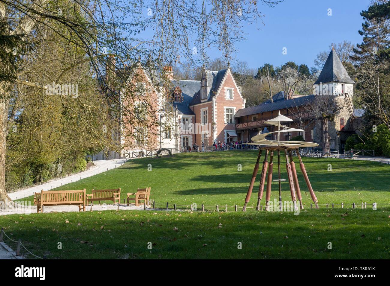 Frankreich, Indre et Loire, Loire Tal als Weltkulturerbe der UNESCO, Amboise, Schloss Clos Lucé ...