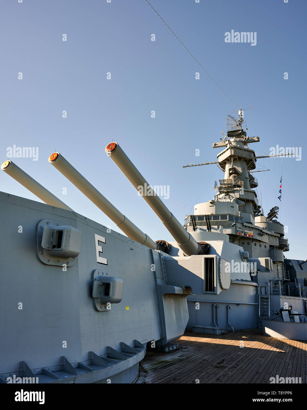 USS Alabama Battleship, BB 60, US Navy WWII Kriegsschiff outdoor ...