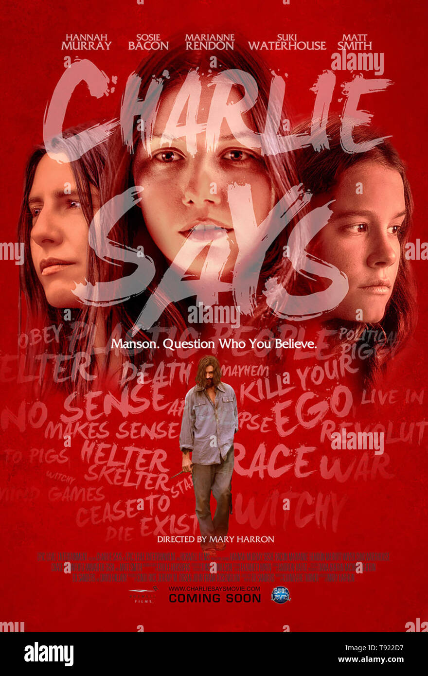 CHARLIE SAGT, Poster, oben von links: Marianne rendon wie Susan Atkins ...