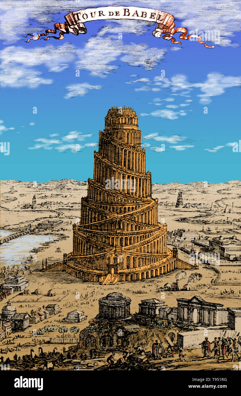 Building the tower of babel hebrew -Fotos und -Bildmaterial in hoher ...