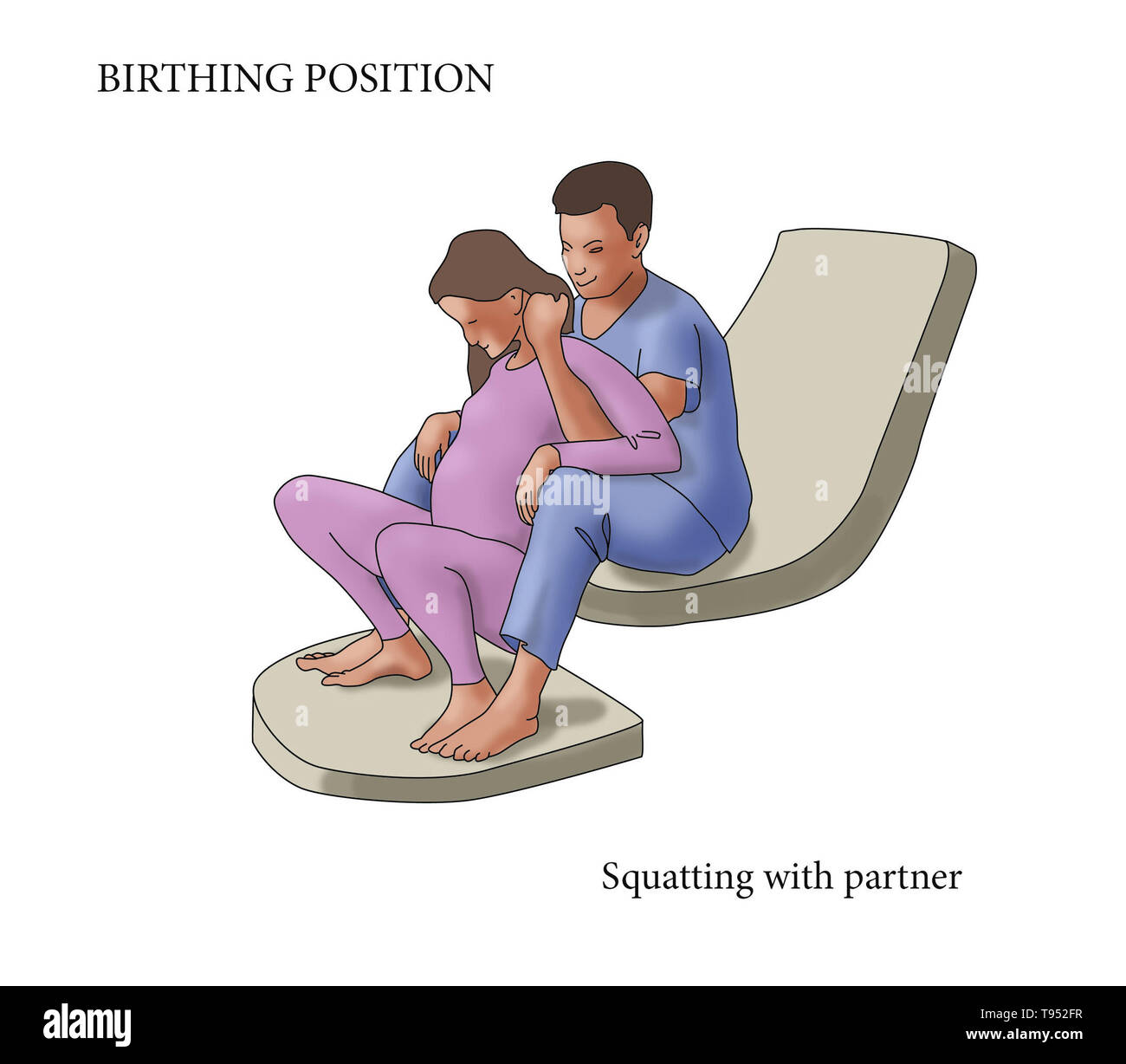 Hockende geburtsposition -Fotos und -Bildmaterial in hoher Auflösung ...