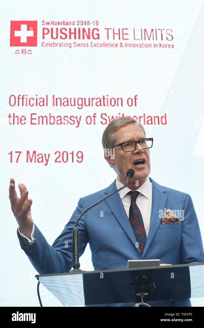 17 Mai, 2019. Neue Schweizer Botschaft der Schweiz Botschafter in ...