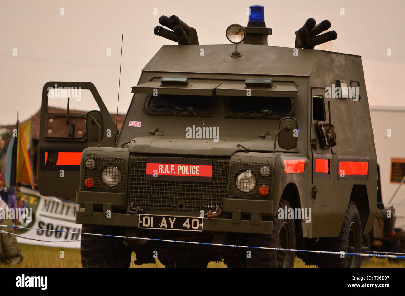 Raf Polizei Land Rover Stockfotos und -bilder Kaufen - Alamy