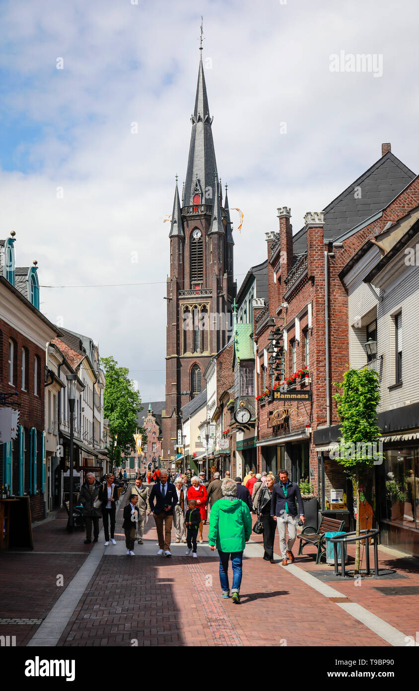 Kevelaer, Niederrhein, Nordrhein-Westfalen, Deutschland Blick auf die ...