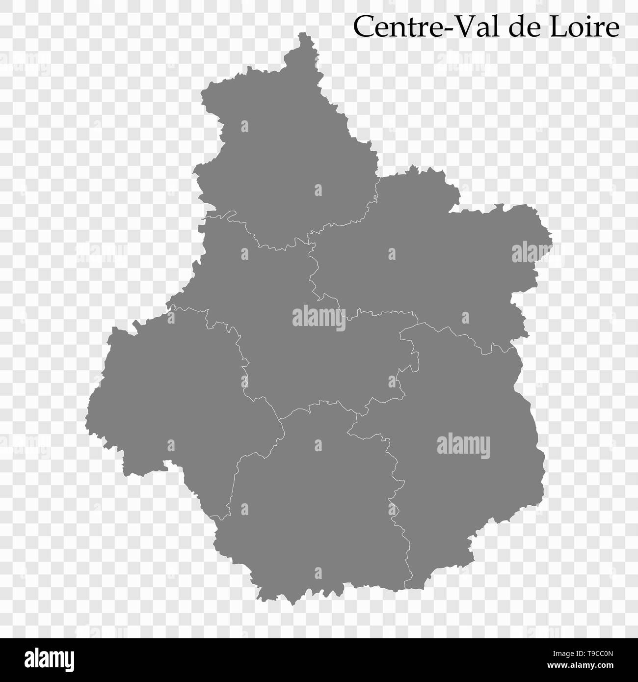 Carte des departements de france Stock-Vektorgrafiken kaufen - Alamy