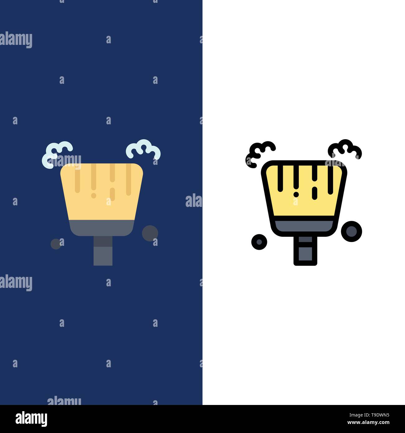 House cleaning icons set cartoon -Fotos und -Bildmaterial in hoher ...