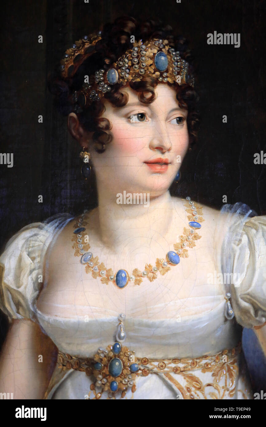 Caroline Murat, reine De Naples. Portrait par François Gérard. 1770 ...