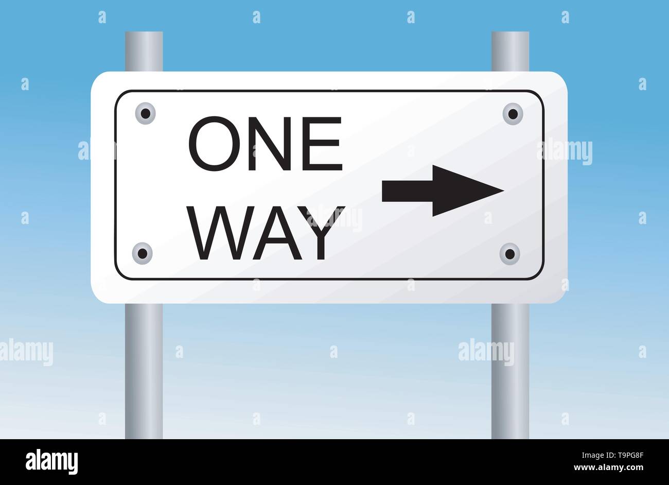 Schild Vector Illustration Stock-Vektorgrafik - Alamy