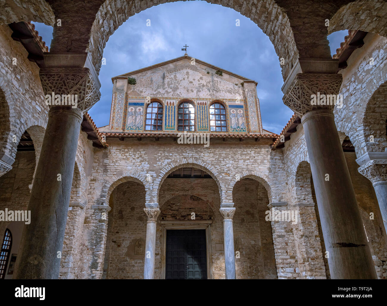 Euphrasius Basilika, UNESCO-Weltkulturerbe, Porec, Istrien, Kroatien ...