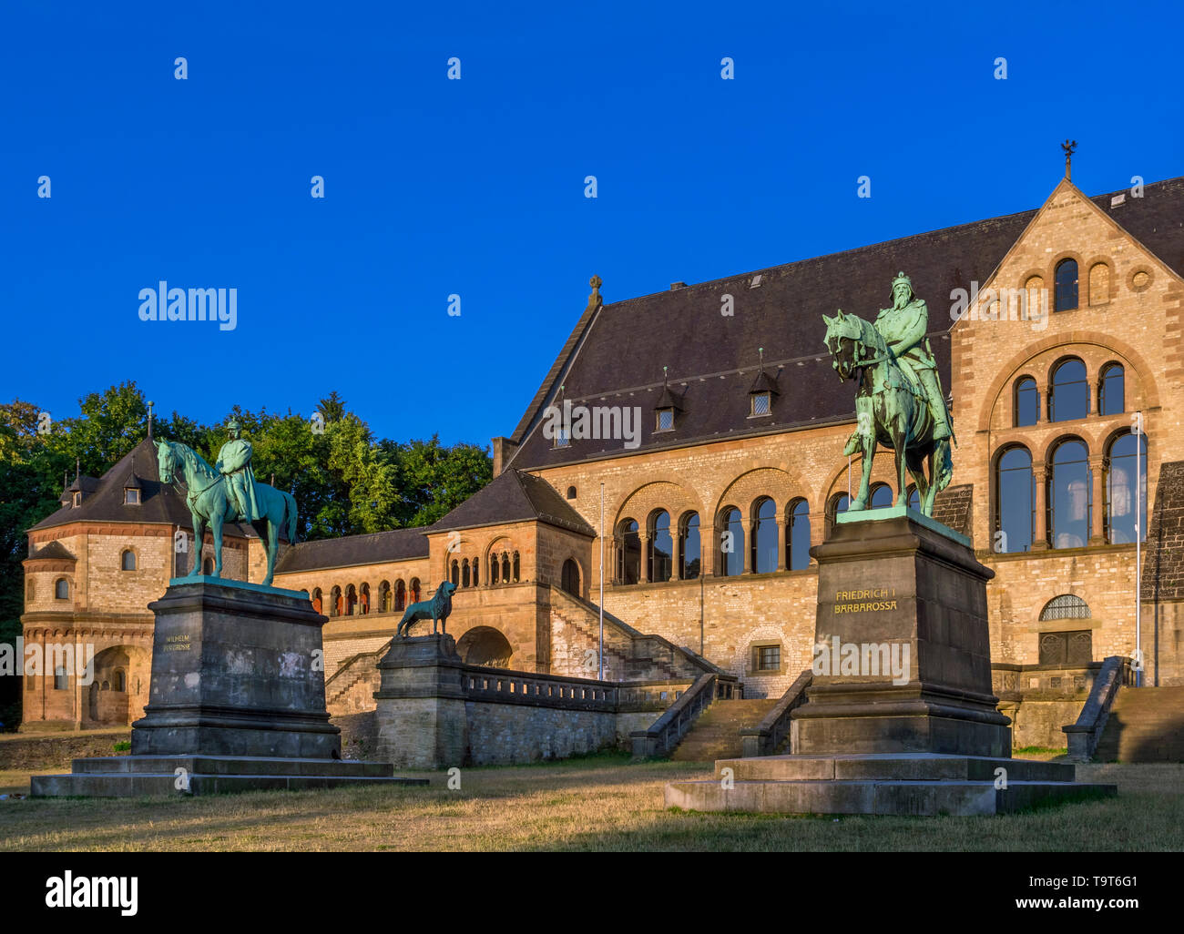 Kaiserpfalz in Goslar, UNESCO-Weltkulturerbe, Harz, Niedersachsen ...