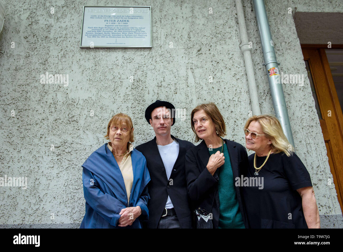 20. Mai 2019, Berlin: Elisabeth Plessen (L-R), Schriftsteller ...