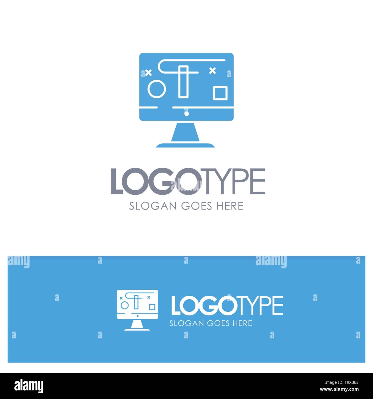 Computergrafik logo Stock-Vektorgrafiken kaufen - Alamy