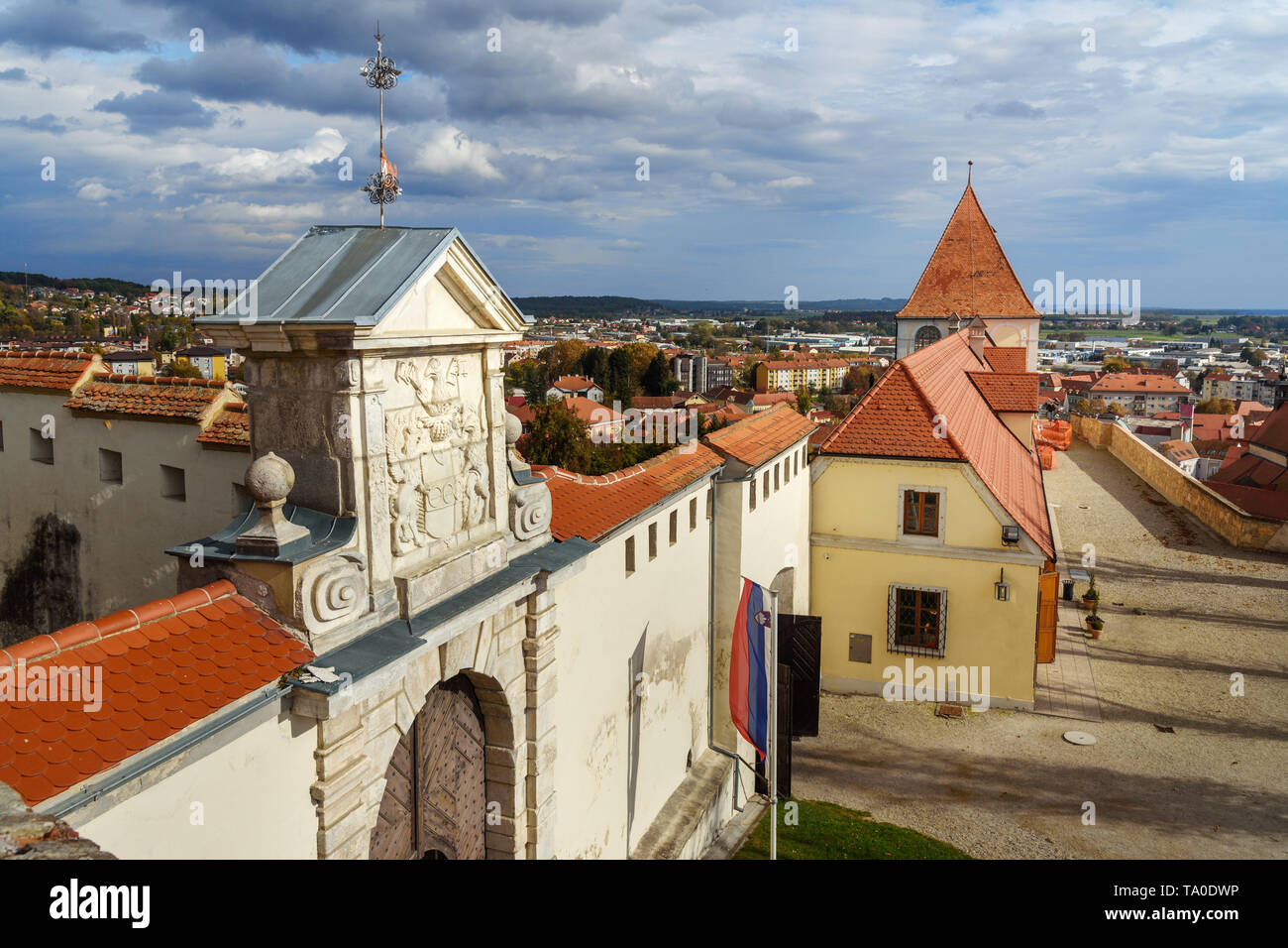 Schloss von Ptuj oder Ptujski Grad in Slowenien Stockfotografie - Alamy