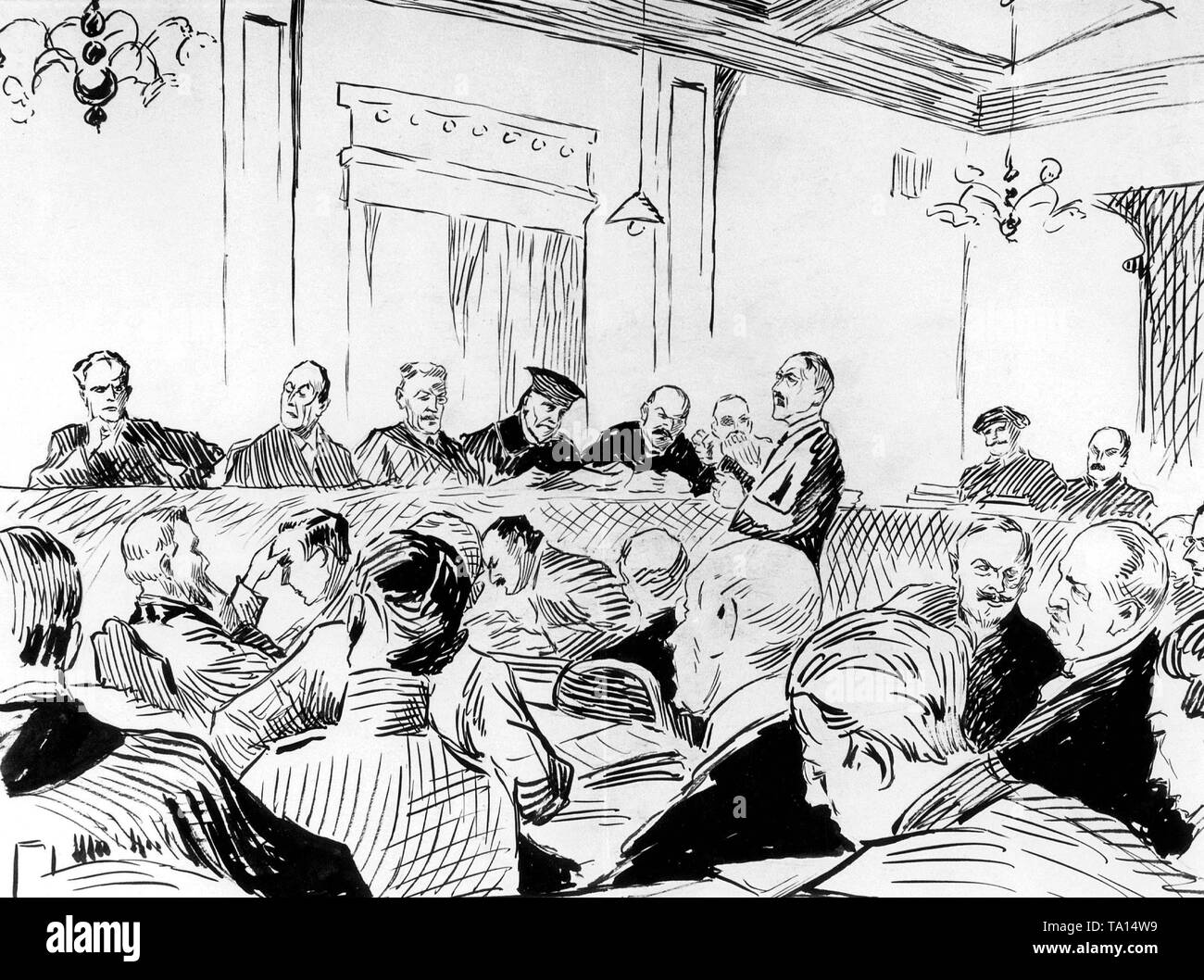 The hitler trial -Fotos und -Bildmaterial in hoher Auflösung – Alamy