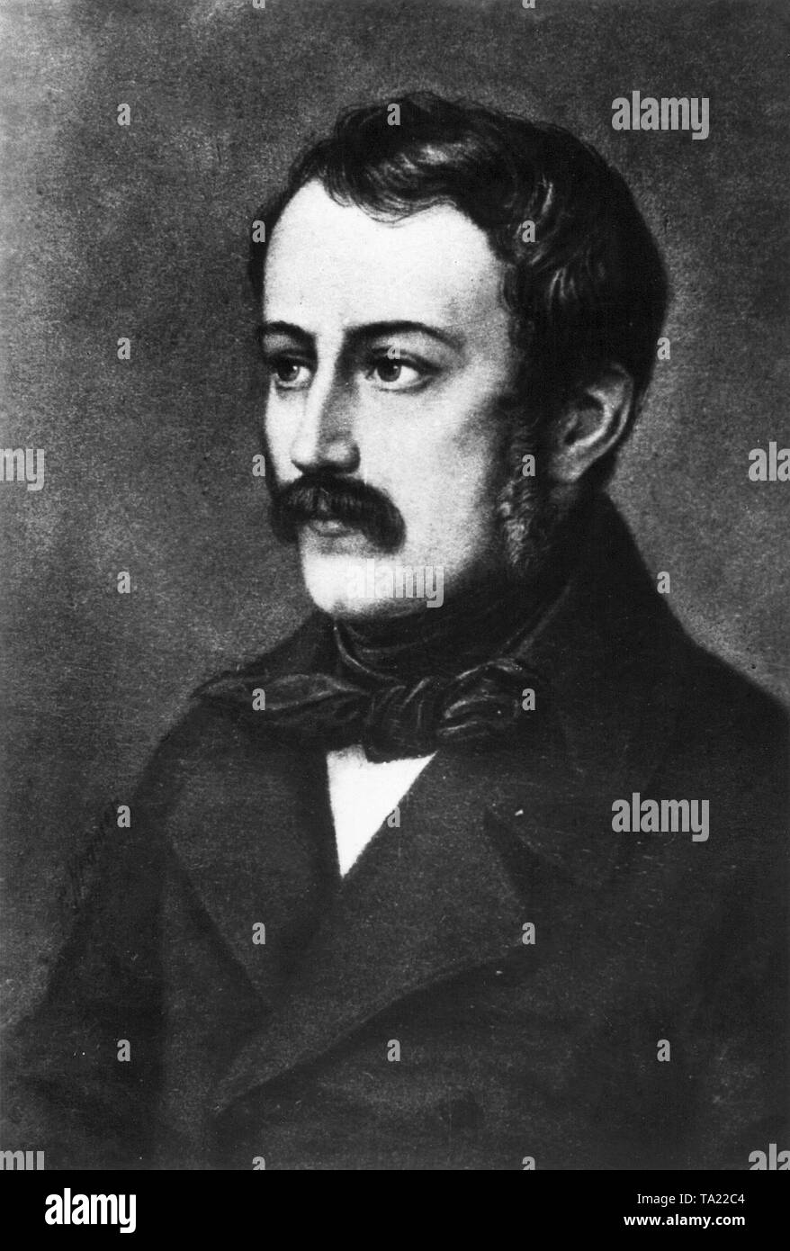 Nikolaus Lenau (geb. Nikolaus Franz Niembsch, Edler von Strehlenau ...