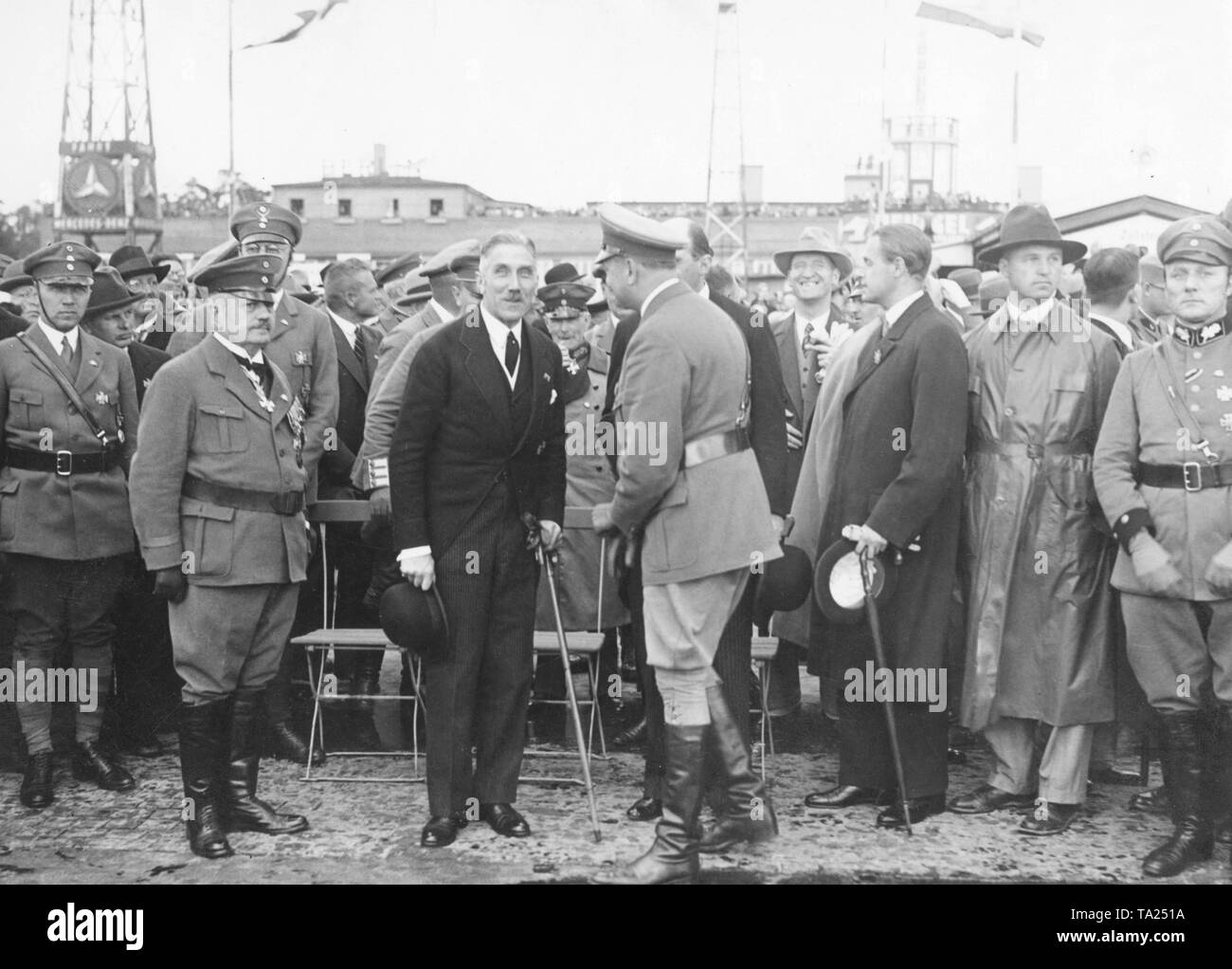 Der Reichskanzler Franz von Papen, auch als Gast im März des Stahlhelm ...