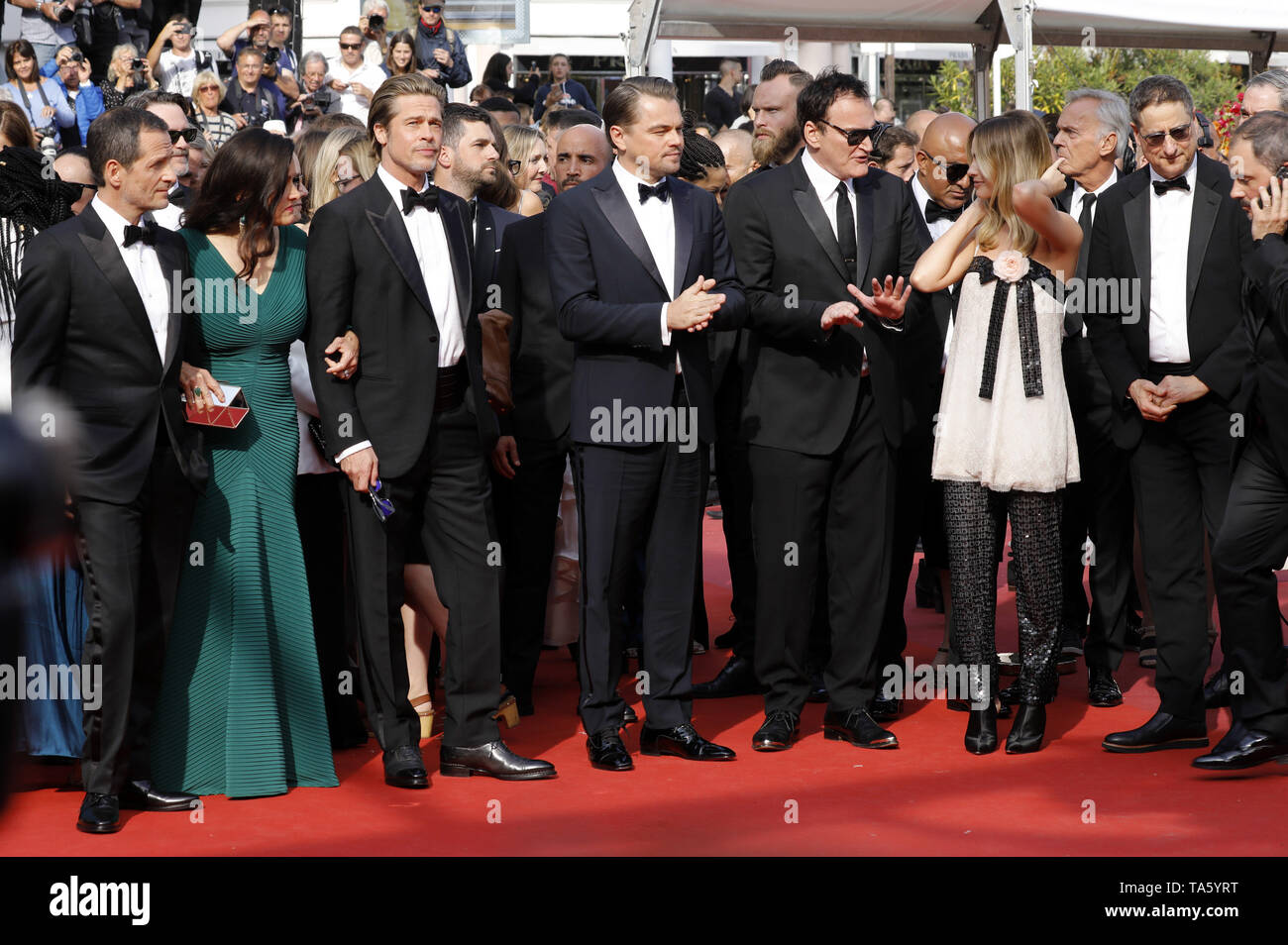 David Heyman, Shannon McIntosh, Brad Pitt, Leonardo DiCaprio, Quentin ...