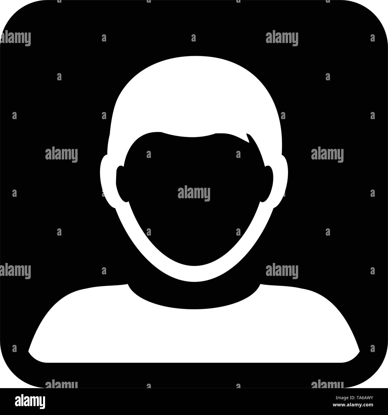 Mitarbeiter Symbol Vektor männlichen Benutzer person Profil avatar ...