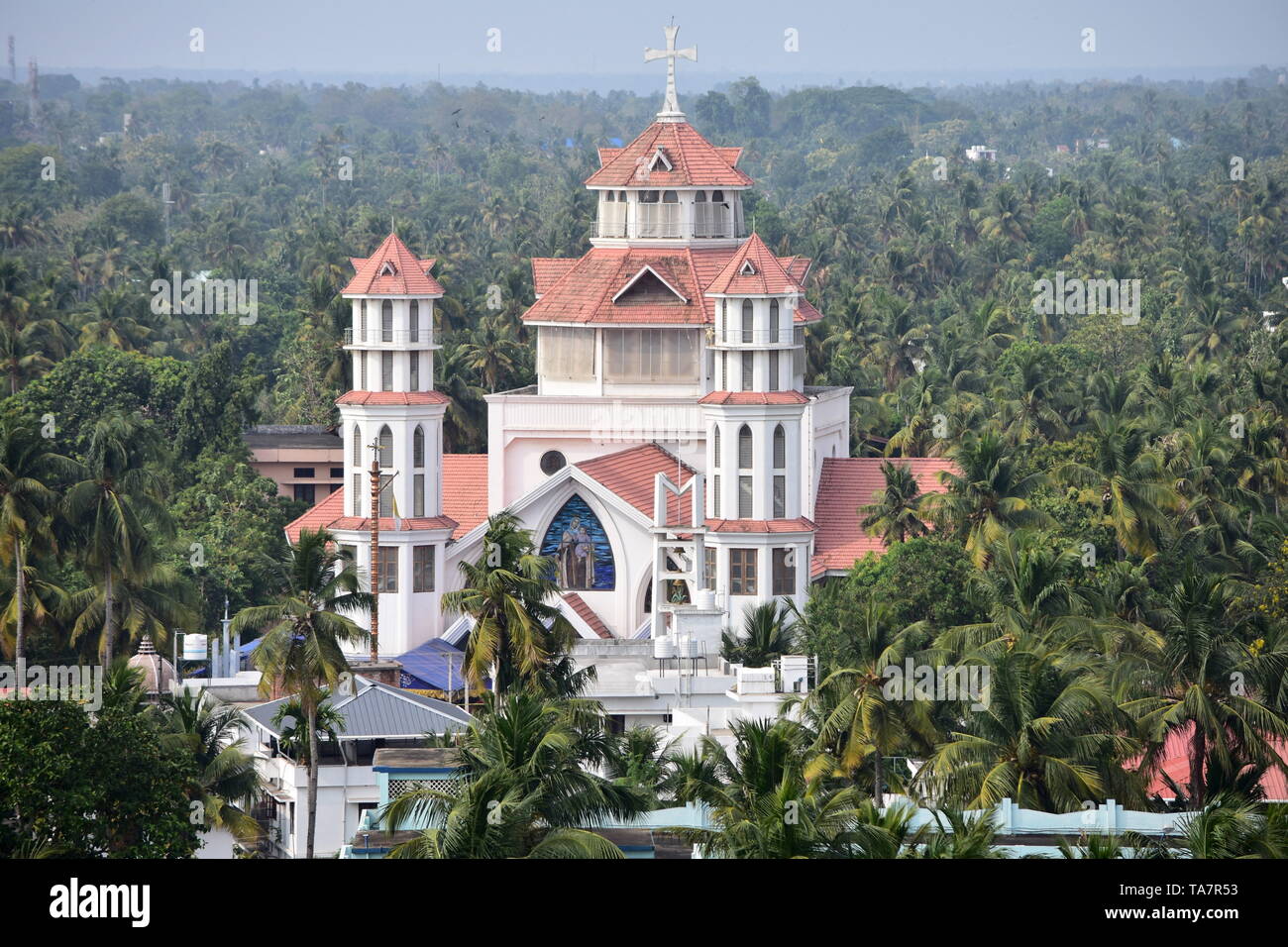 Tangasseri punkt leuchtturm -Fotos und -Bildmaterial in hoher Auflösung ...