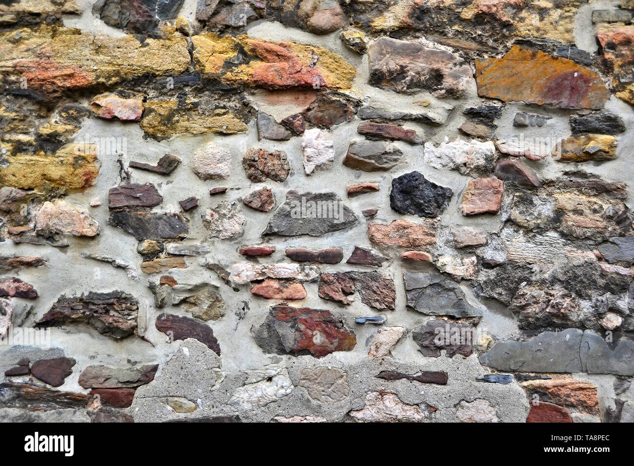 Natural Stone Wall Germany Stockfotos und -bilder Kaufen - Alamy