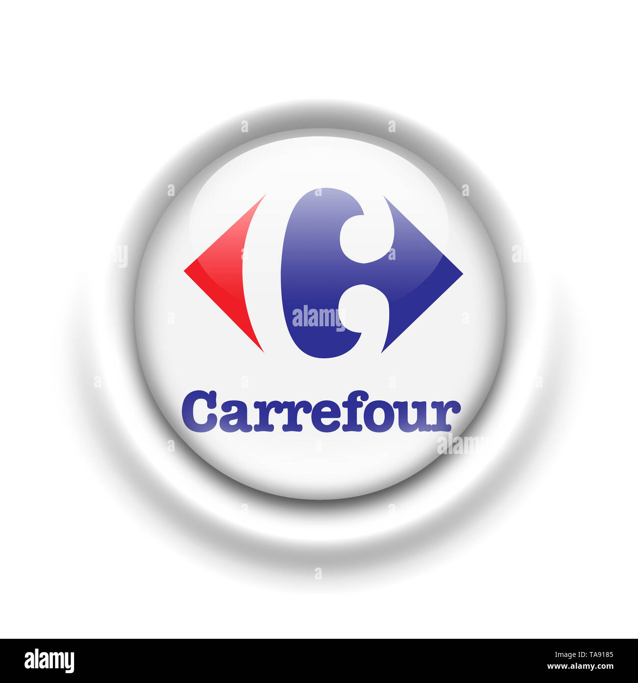 Carrefour logo -Fotos und -Bildmaterial in hoher Auflösung – Alamy