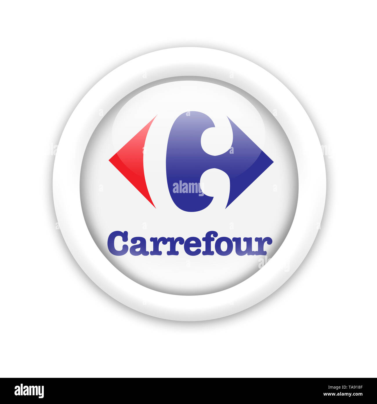 Carrefour logo -Fotos und -Bildmaterial in hoher Auflösung – Alamy
