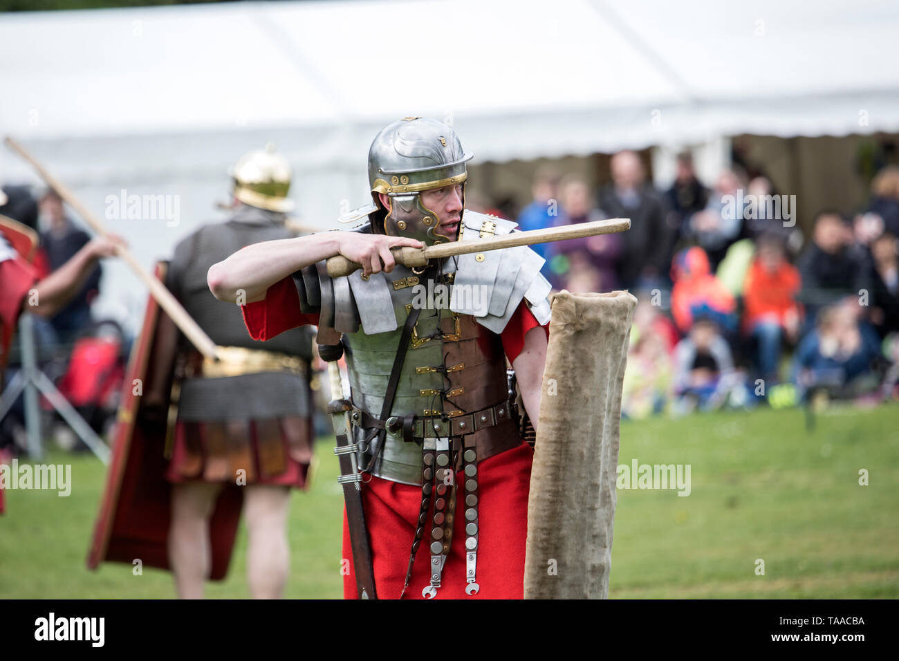 Ermine street guard roman army -Fotos und -Bildmaterial in hoher ...
