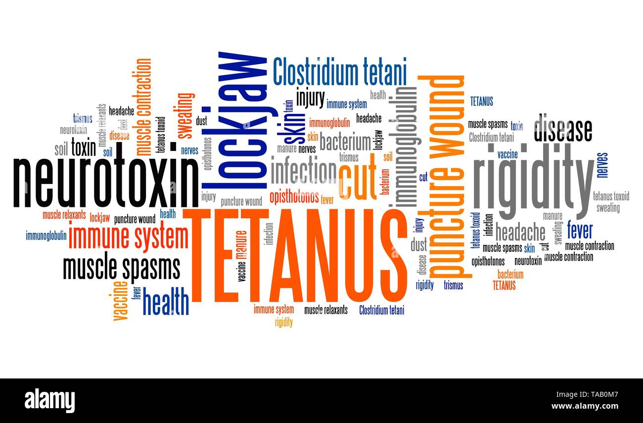 Tetanus Lockjaw Stockfotos und -bilder Kaufen - Alamy