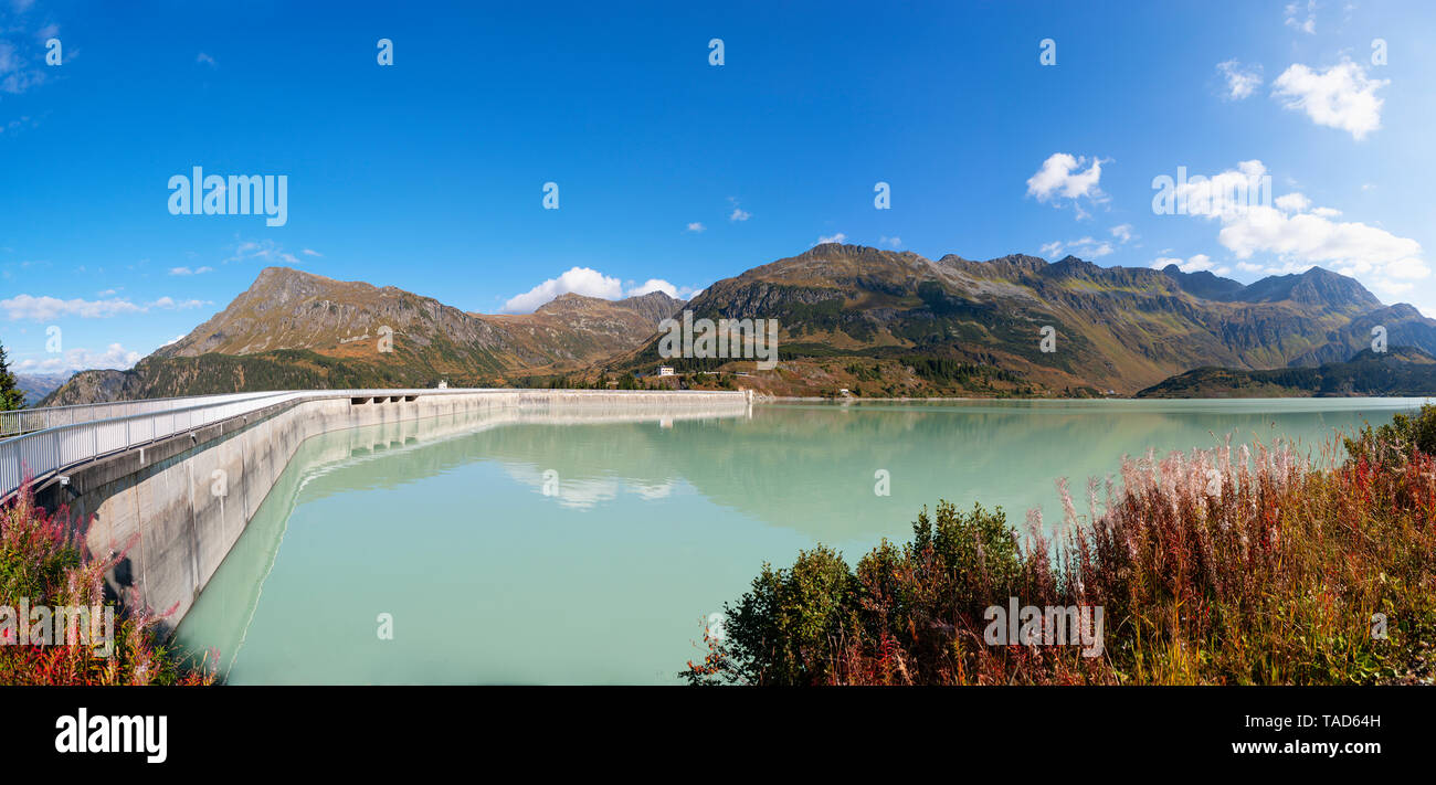 Österreich, Vorarlberg, Staumauer von Kops Stausee Stockfotografie - Alamy