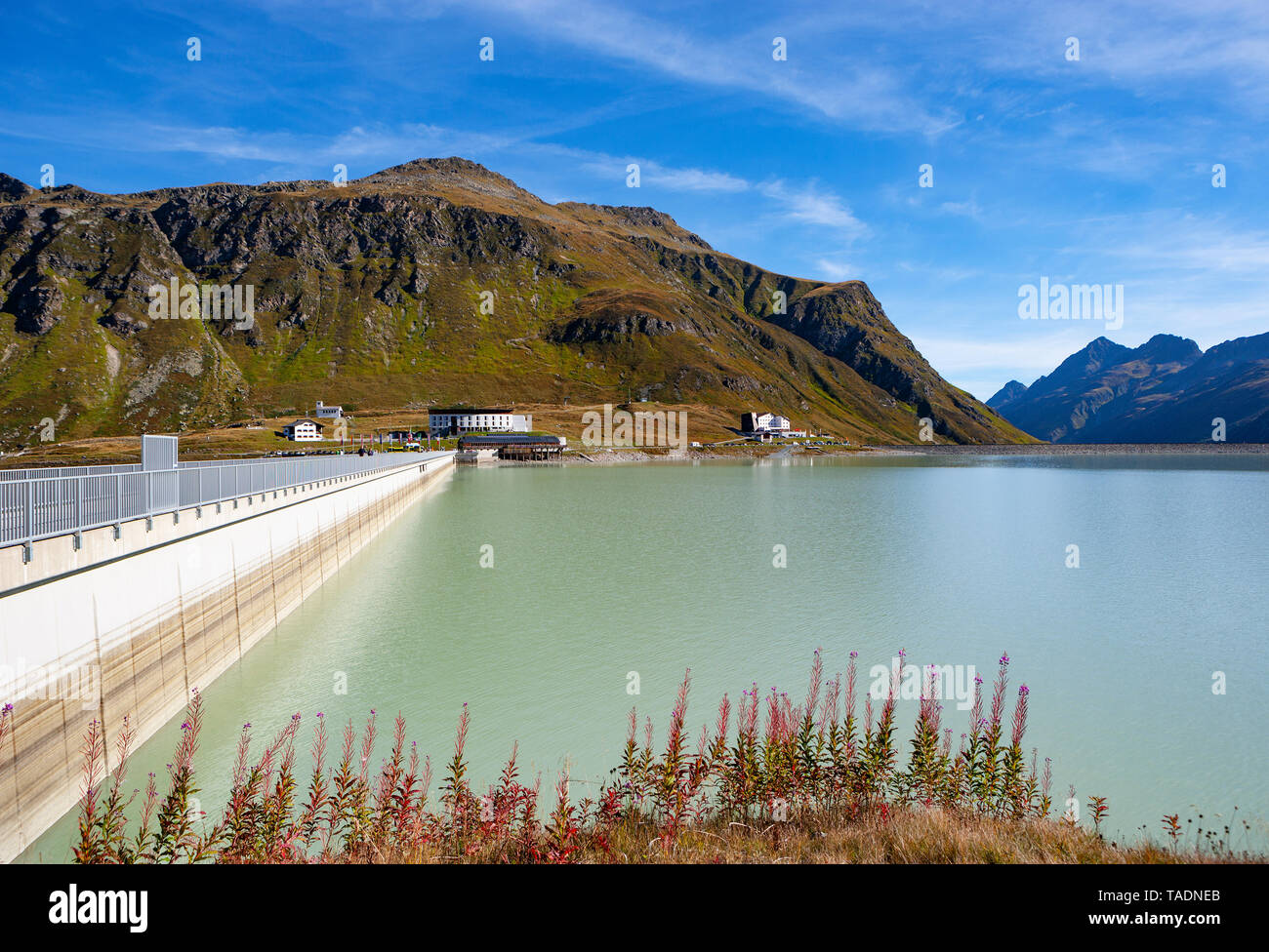 Österreich, Vorarlberg, Bielerhoehe, Silvretta Stausee Stockfotografie ...