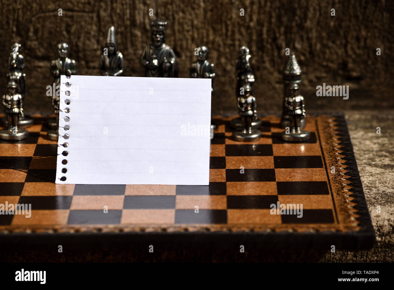 Leeres Schachbrett Stockfotos und -bilder Kaufen - Alamy