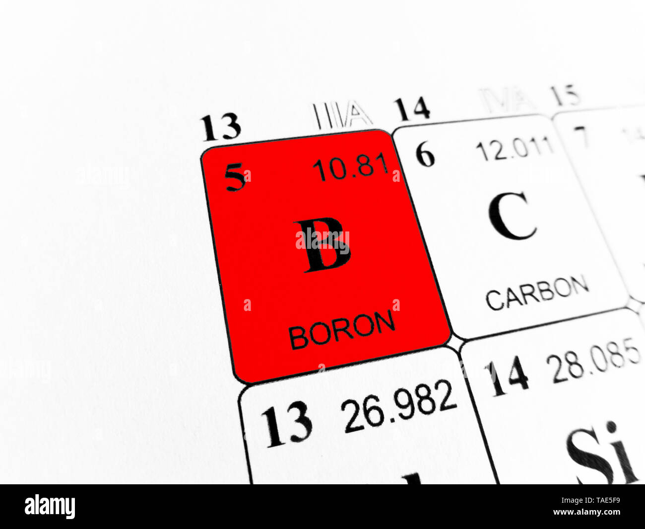 Element bor -Fotos und -Bildmaterial in hoher Auflösung – Alamy