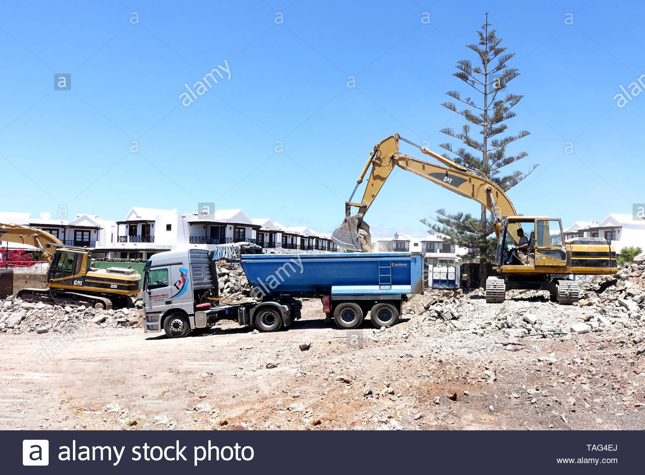Katze hydraulikbagger -Fotos und -Bildmaterial in hoher Auflösung – Alamy