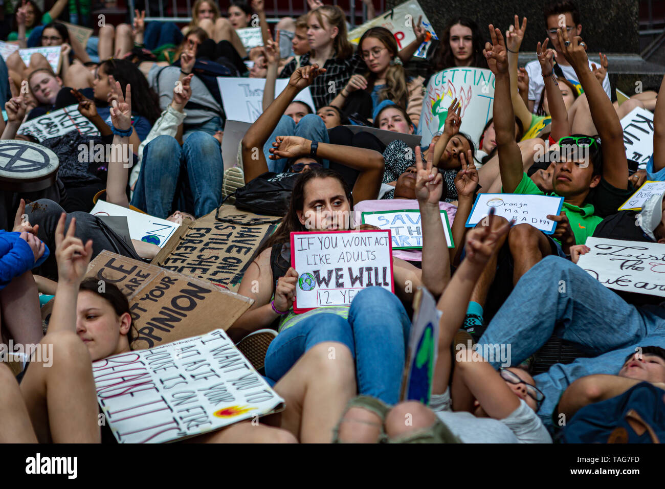 New York City, USA. 24. Mai, 2019. Am 24. Mai 2019 hunderte von New ...