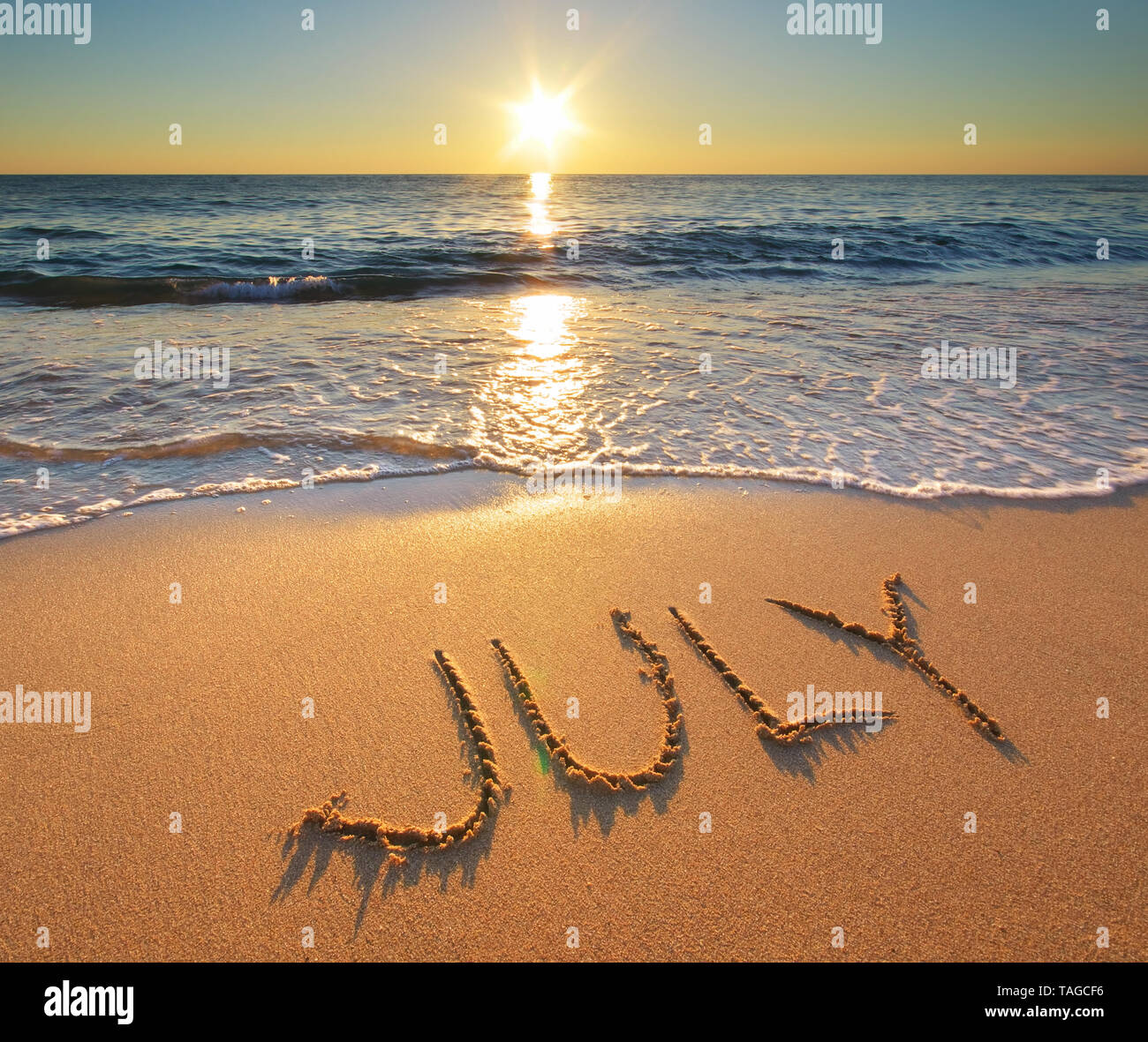 Juli wort -Fotos und -Bildmaterial in hoher Auflösung – Alamy