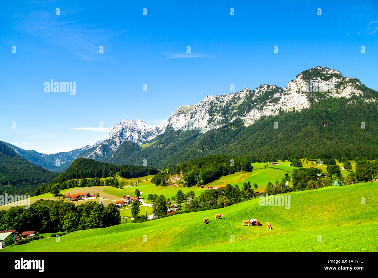 Alpen in der Ramsau Berchtesgaden, Deutschland Stockfotografie - Alamy