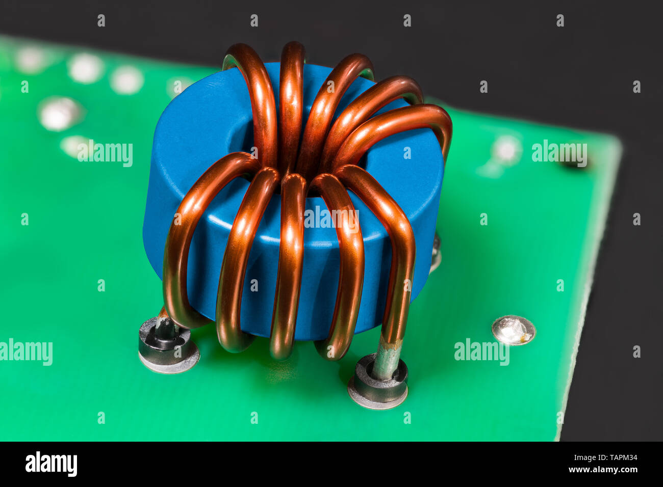 Induction coil detail -Fotos und -Bildmaterial in hoher Auflösung – Alamy