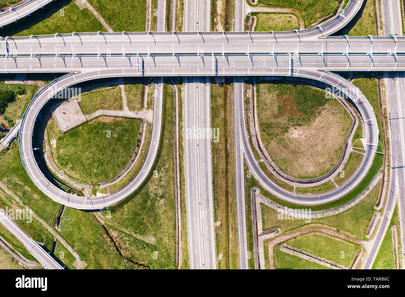 Aerial View Road Roundabout Stockfotos und -bilder Kaufen - Seite 2 - Alamy