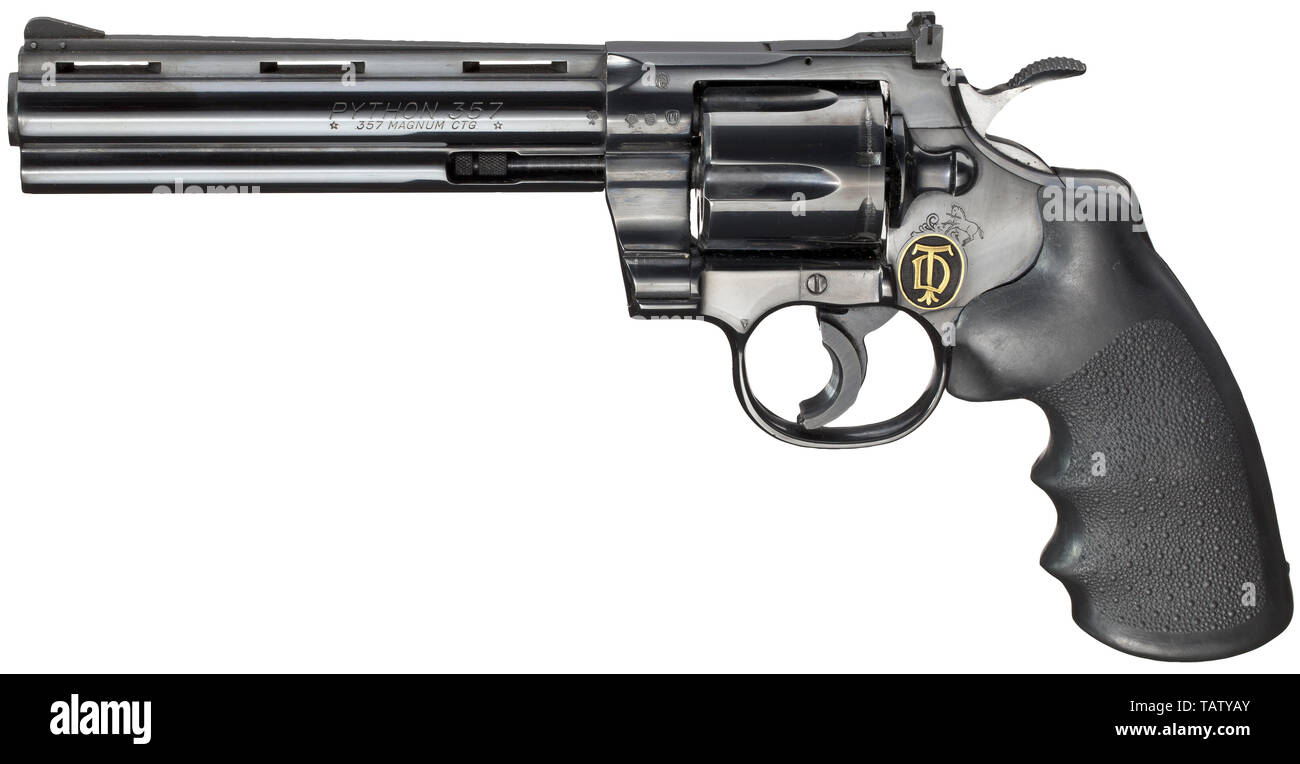 Kleinwaffen, revolver Colt Python Modell 1955, Kaliber .357 Magnum ...